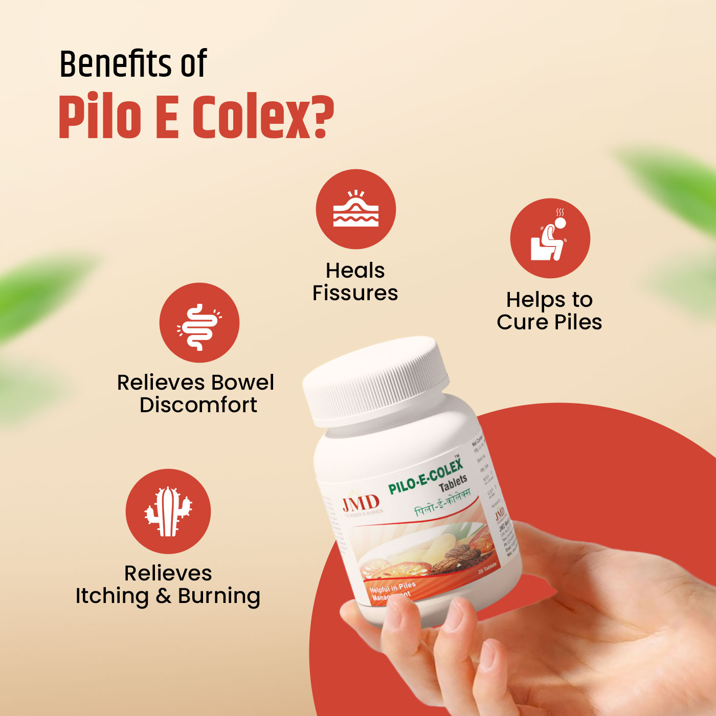 Ayurvedic Tablet for Piles Bleeding | Pilo-E-Colex Tablet